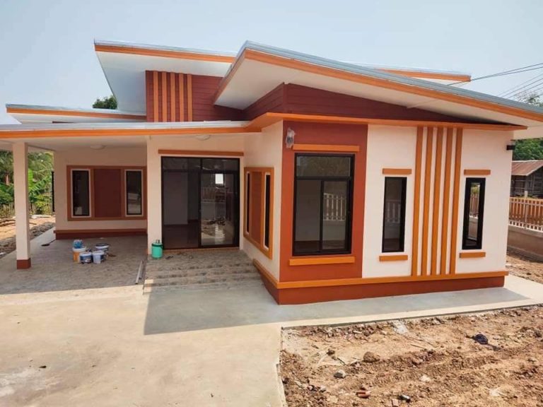Hermosa casa moderna en tono marrón rojizo, área útil 125 metros ... Hermosa casa moderna en tono marrón rojizo, área útil 125 metros ...