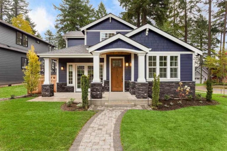 Ideas de casas con fachada de color azul - TIKINTI